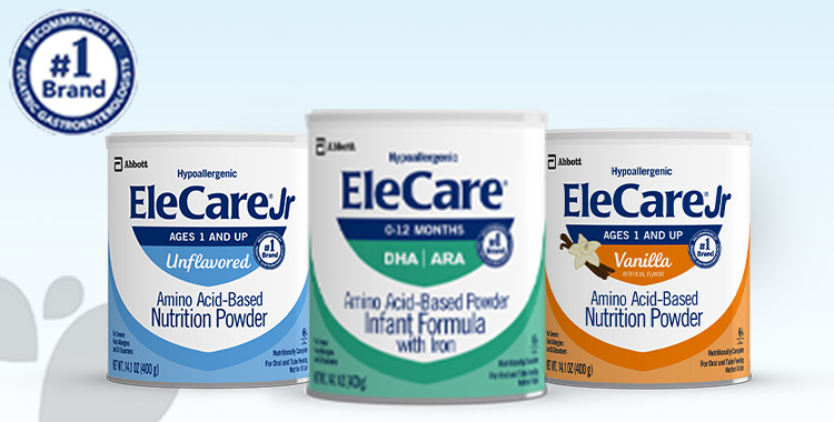 EleCare Hypoallergenic Formulas Home